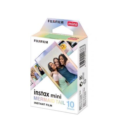 张instaxmini相纸3彩虹10富士拍立得装胶片相纸