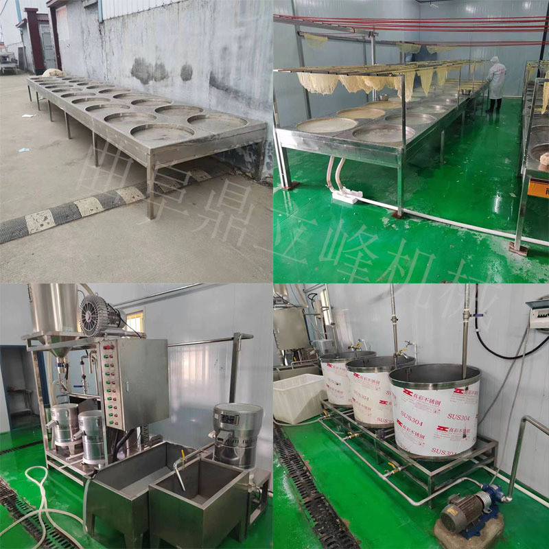 热销大型商用不锈钢腐竹油皮机多少钱圆形腐竹腐竹东莞地区方形锅