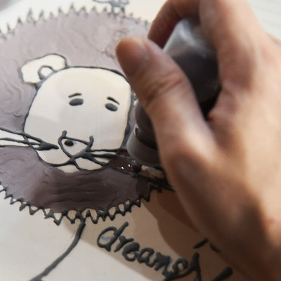 热销天育素坯板画瓷板素坯画框陶艺绘画工具陶艺高白泥材料烧作画