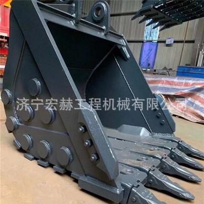 热销挖掘机挖斗e323d2le324de325de329d漏斗工字斗齿连杆小臂架