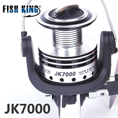 fishking渔线轮2000-7000远投轮海竿轮纺车轮全金属渔轮批发