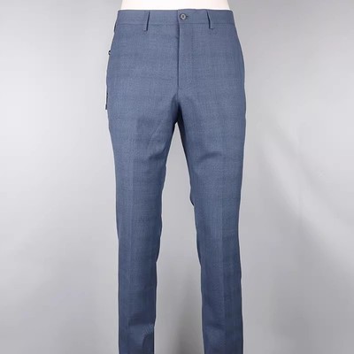 金利来男装 2024秋冬新款修身版羊毛桑蚕丝西裤MPTG19913070-88