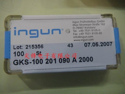 厂家直销 英钢INGUN探针GKS100 201 090 A2000 圆尖头探针