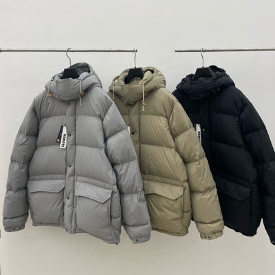 韩国代购男装高档蓬松羽绒服外套
