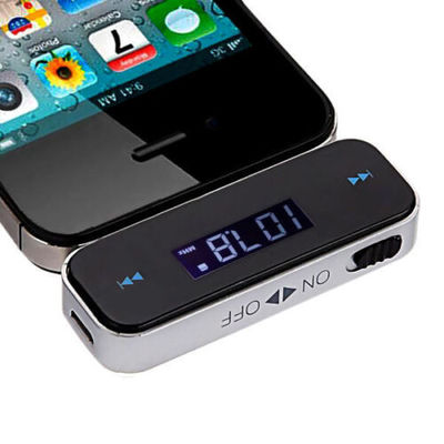 Wireless 3.5mm FM Transmitter For Car Aux MP3 4 IPOD iPhone