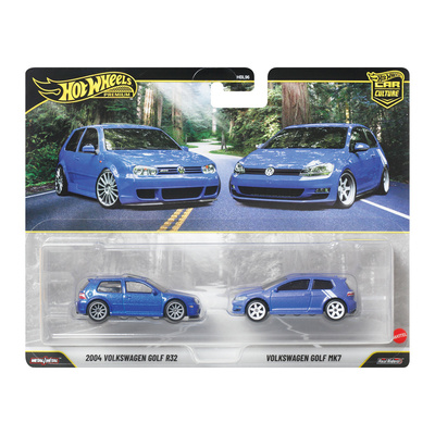 风火轮 HBL96 汽车文化双车 大众高尔夫 GOLF R32 MK7 hotwheels