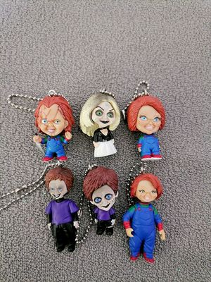 正版 散货美式怀旧 鬼娃 Chucky 公仔挂件 钥匙扣 挂件，包包挂件