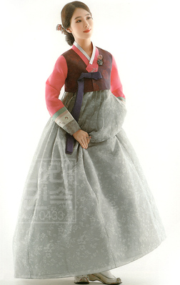 韩国进口面料韩服女士韩服朝鲜族民族服装573H-W02118