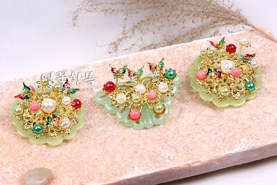 皇后风仿玉宫廷假发