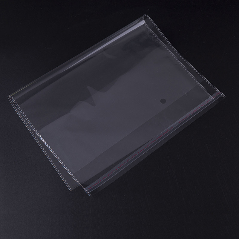 〖满百包邮〗50*80cm*5丝 OPP横开口自粘袋 不干胶自封袋 服装袋