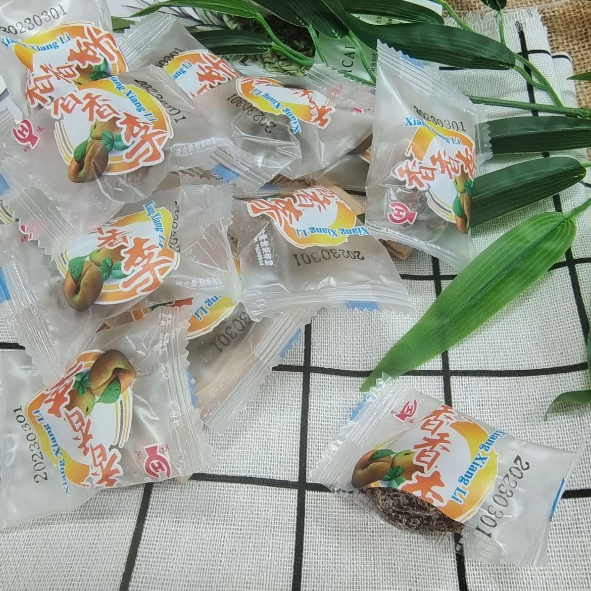 湖州产好运来蜜饯香香李话梅250g大话李酸梅甜咸味小李子散装零食