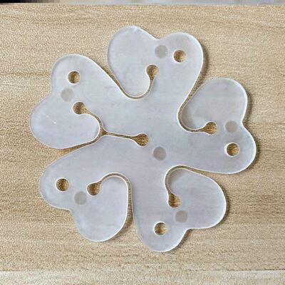 婚庆装扮锁片创意夹装饰品双层装饰大全绑绳造型典礼气球梅花夹