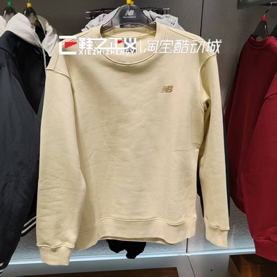 NewBalance/NB25新男女冬运动休闲针织圆领T恤套头衫卫衣NCF41421