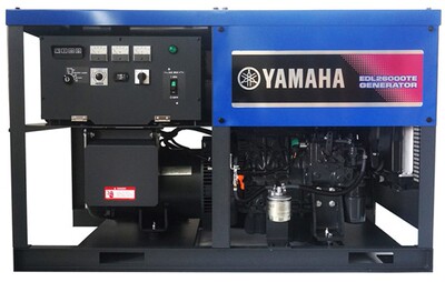 雅马哈21/23KW单三相220V/380V柴油两用一体发电机静音EDL26000TE
