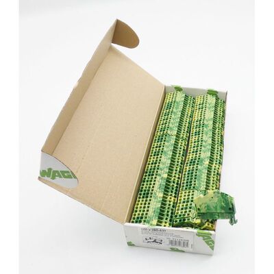 100x Wago 280-637 280637 51128398 3-Leiter-Schutzleiterklemm