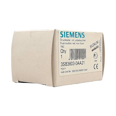 SIEMENS 3SB3603-0AA21 DRUCKTASTER