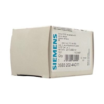 SIEMENS 3SB3202-4AD11 SCHLüSSELSCHALTER