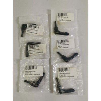 Klemmgriff Verstellbare Klemmhebel Gewinde m?nnlich M6x20mm