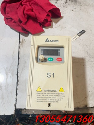 议价台达变频器0.4kw台达VFD004S21A拆机一台 成色不