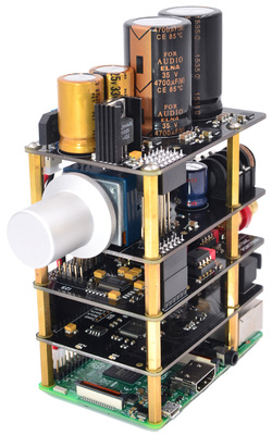 Raspberry Pi HiFi 声卡 xmos ES9028Q2M 耳放 X20