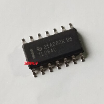 贴片 TL064CDR IDR C I ID 进口四路运算放大器 SOP-14脚 可直拍