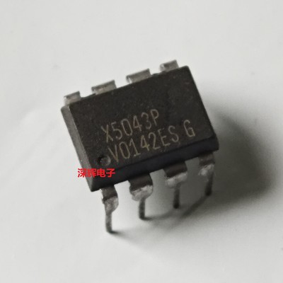 直插 X5043P X5043PZ 进口拆机CPU监控器IC芯片 DIP-8封装 可直拍