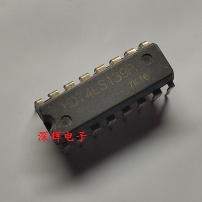 直插 HD74LS139P SN74LS139N 进口拆机逻辑IC芯片 DIP-16 可直拍