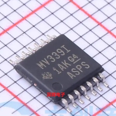 LMV339IPWR MV339I 全新电压比较器IC芯片 贴片TSSOP-14 可直拍