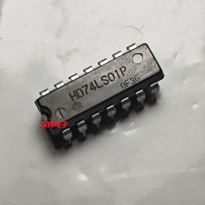 HD74LS01P SN74LS01N DR2G进口与非门IC芯片 DIP-14 可直拍