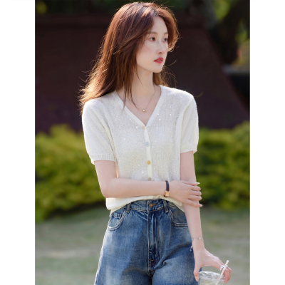 2026年夏季新款针织开衫女装SXZZS26096