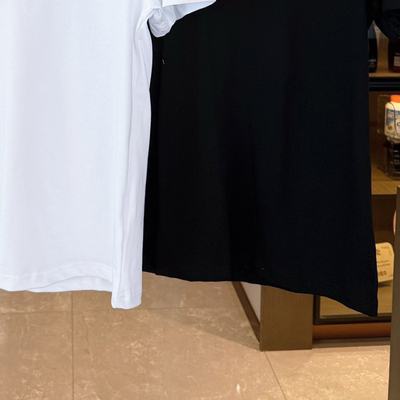 【0313】春夏新款青年流行时尚户外运动休闲男女情侣款圆领T恤BK