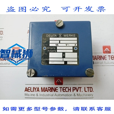 原装供应 DEUTA WERKE BW 2 MYV CONTROLADOR DE VELOCIDAD NERAD
