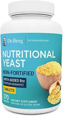 Dr. Berg's Nutritional Yeast Tablets – Non-Fortified Natura