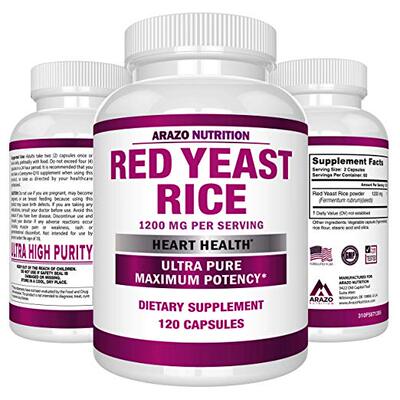 Red Yeast Rice Extract 1200 mg – Citrinin Free Supplement