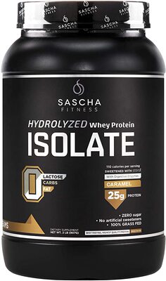 Sascha Fitness Hydrolyzed Whey Protein Isolate,100% Grass-Fe