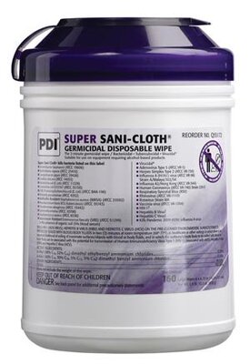 PDI Q55172 Pdi Super Sani-Cloth Germicidal Disposable Wipe