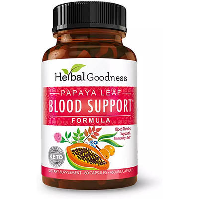 美国代购Papaya Leaf Blood Support Formula - Blood Platelet