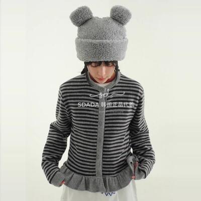 dumblebearbeanie毛绒帽子