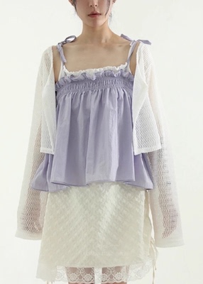 nettingcroppedcardigan