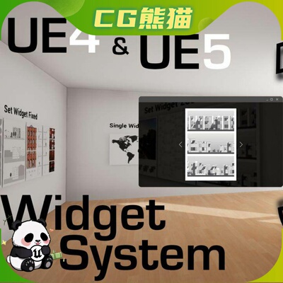UE4虚幻5 Plans and Maps to UI - Widget System 图片查看UI交互