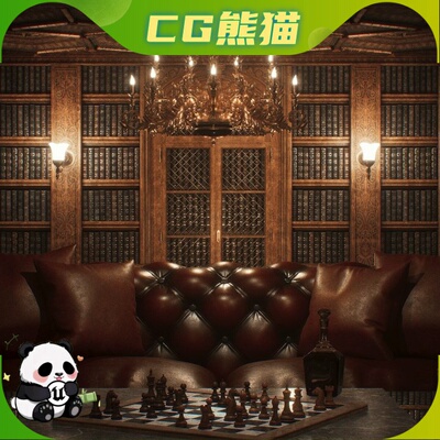 UE5.4-5.8 Victorian Office Environment 维多利亚风格办公环境