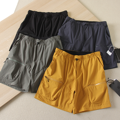 多口袋徒步短裤休闲工装五分裤