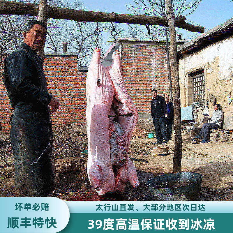 土猪肉农家猪肉新鲜猪排大肠猪腿排骨猪蹄农村散养笨猪肉五花肉