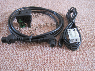 RNS315新帕萨特迈腾途安途观新POLO 新朗逸加装AUX USB连体插座