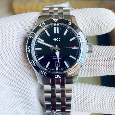 瑞士自动机械陶瓷圈防水夜光男士