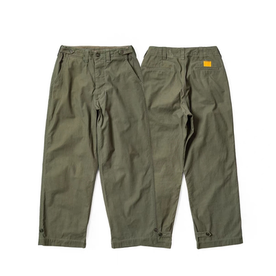 REMOCREVO M-43 Field Trousers 野战军绿裤 军事 高腰复古长裤
