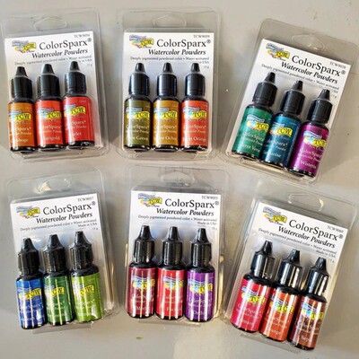 混色颜料卡片背景色粉