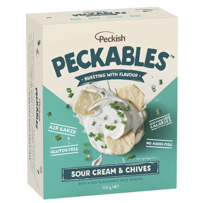 澳洲代购直邮Peckish 派可食 Peckables 健康低卡空气米饼 100g