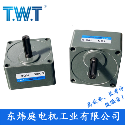 TWT电机 3GN3K~180K齿轮减速箱3GN60K  3GN150K 台湾东炜庭电机