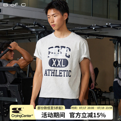 CryingCenter联名bofc复古字母标语印花logoT 中性款 哭喊中心